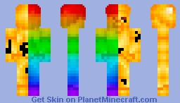 mixed rainbow steve Minecraft Skin
