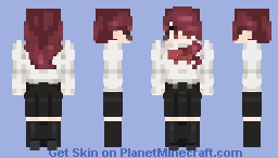 Kirijou Mitsuru Persona 3 Minecraft Skin