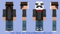 Masked man Minecraft Skin
