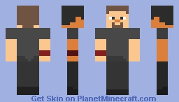 Black steve Minecraft Skin