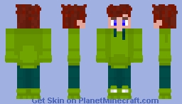Green Shirt Guy Minecraft Skin
