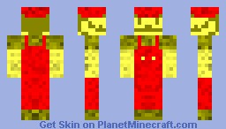 8 Bit Mario Minecraft Skin