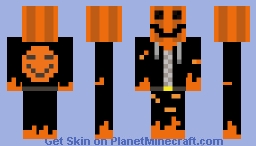 Hallowen Pumpkinhead Minecraft Skin
