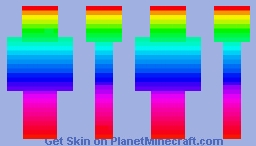Rainbow Minecraft Skin