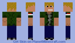 90's Blonde College Kid Minecraft Skin