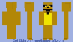 Stage 01 Springbonnie (8 Bit) Minecraft Skin