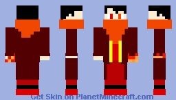 Firey Ninja (Updated) Minecraft Skin