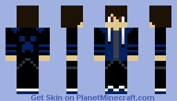 Blue Gamer Minecraft Skin