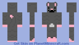 pink cat Minecraft Skin