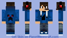 blue man Minecraft Skin