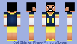 Davis Mallinger - West Virginia #27 Football Minecraft Skin
