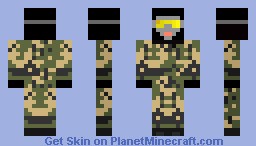 Camouflage Minecraft Skin