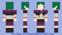 The Owl House: Amity Blight (Grom Outfit) Minecraft Skin