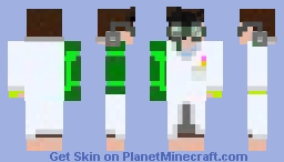 Something exploded in his face idk Minecraft Skin