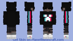 Maching with TikTok cape Minecraft Skin