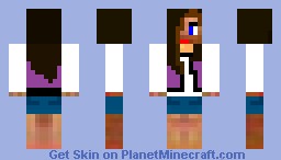 Brunette 90s Girl :D Minecraft Skin