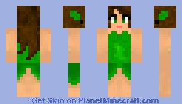 Forest Girl Minecraft Skin