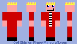 The king in his robe Minecraft Skin