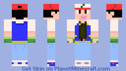 Ash Ketchum (Classic) Minecraft Skin