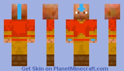 Avatar Aang Minecraft Skin