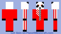 Adidas Predator Panda Minecraft Skin