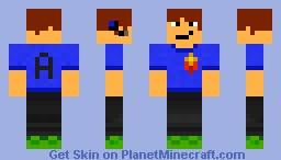 Admin on the server Minecraft Skin