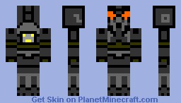 Enclave Power Armor Minecraft Skin