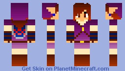 Girl Link (Purple Tunic) Minecraft Skin