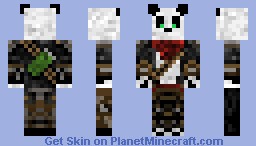 Adventurous Panda(Shaded) Minecraft Skin