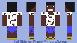 Africain Poor Man Minecraft Skin