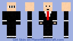 Agent 47 - Hitman Minecraft Skin