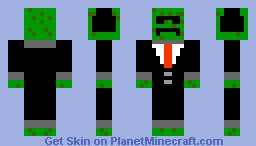 Agent Creeper Minecraft Skin