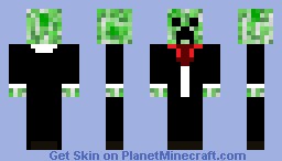 Agent Creeper Minecraft Skin