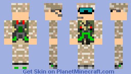 Airforce Pilot Minecraft Skin