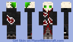 Akatsuki Skeleton Minecraft Skin