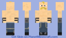 Alex Louis Armstrong [Shirtless] Minecraft Skin