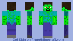 Blurry Stickman Minecraft Skin