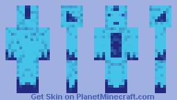 Water Elemental Minecraft Skin