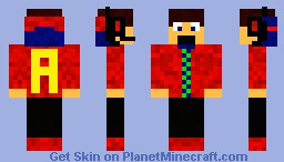 A-man team Minecraft Skin