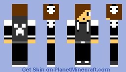 Emo Guy With Creeper jacket Minecraft Skin