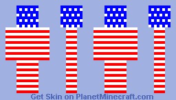 American Flag Minecraft Skin
