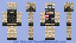 Gaddafi Minecraft Skin