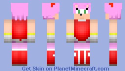 Amy Rose Minecraft Skin