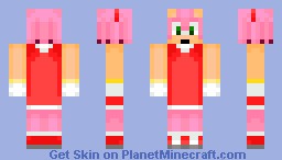 Amy Rose Skin Minecraft Skin