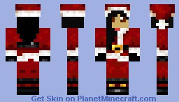 Girl Christmas AntVenom Minecraft Skin