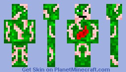 Human transformation Minecraft Skin