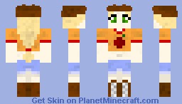 Applejack Human Form Minecraft Skin