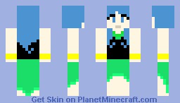 Aquatic Girl Minecraft Skin