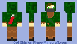 Hooded Archer w/ Quiver Minecraft Skin