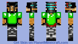 Armored Cyborg Minecraft Skin